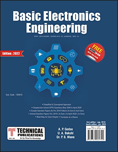 Basic Electronics Engineering for SPPU 19 Course (FE - I - Common - 104010) - 2022 Edition eBook ...