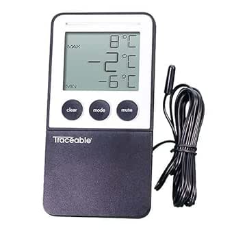 Amazon.com: Traceable Fridge/Freezer Digital Thermometer with Bullet ...