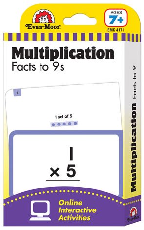 Amazon.com: Constructive Playthings 4171 Flashcards - Multiplication ...