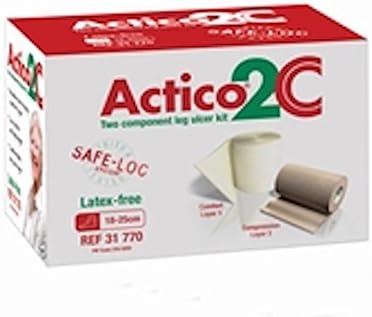 Actico 2C Two Component Leg Ulcer Kit, Latex Free 18- 25cm : Amazon.co ...