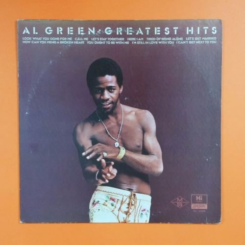 AL GREEN Greatest Hits SHL 32089 HC LP Vinyl VG++ Cover VG+ Hi Silver ...
