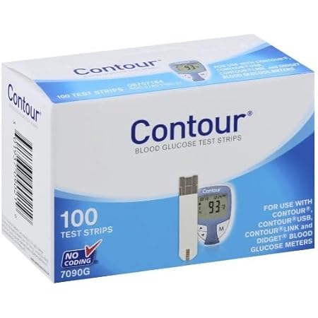 Amazon.com: Glucomate HT100 Blood Glucose Test Strips, 50 Count ...