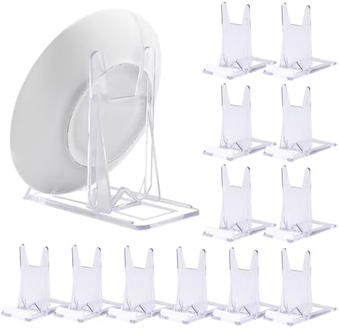 Lam-lord 12pcs Plastic Plate Stands, Multifunctional Clear Photo ...