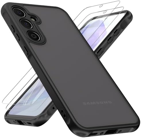 Amazon.com: Samsung Silicone Cover Case for Galaxy A55 5G, Black : Cell ...