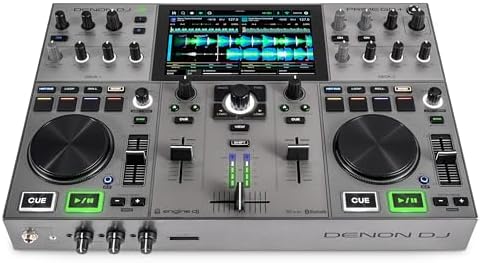 Denon DJ PRIME GO+ Tragbarer DJ-Controller und Mixer mit Stem-Trennung ...