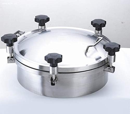 Amazon.com: Pipe Fitting Sanitary 430mm Round Pressure Tank Manhole ...