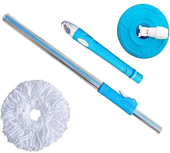 Magic Mop Stainless Steel Road with Head , Handle & 1 Refill Combo Pack ...