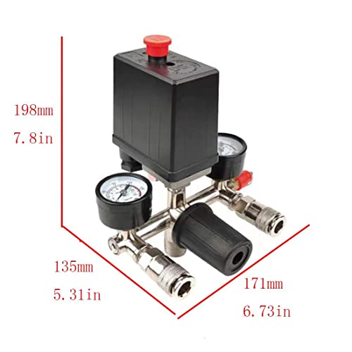 Air Compressor Pressure Switch Pressure Switch With Regulator Control ...