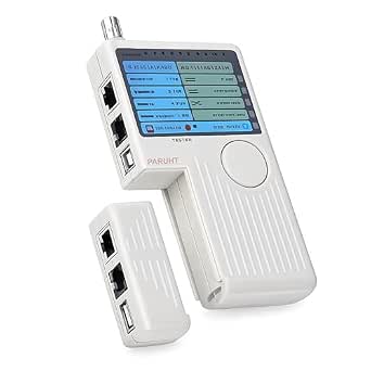 PARUHT Remote Cable Tester 4 in 1, RJ45, RJ11, USB, BNC LAN Network ...