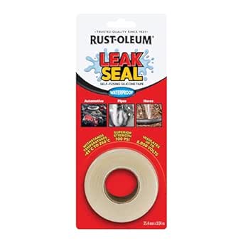 Rust-Oleum Leakseal Self-Fusing Silicone Tape, Matt Clear, 3 Meter ...