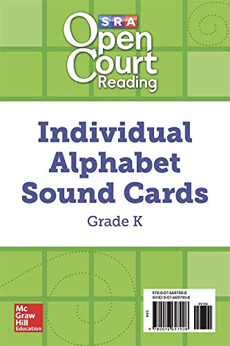 Open Court Reading Grade K Individual Alphabet Sound Cards (IMAGINE IT ...