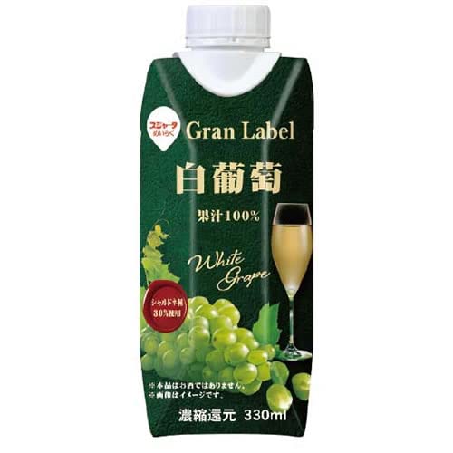 Amazon.co.jp: スジャータ めいらく Gran Label 白葡萄 330ml×12本 : 食品・飲料・お酒