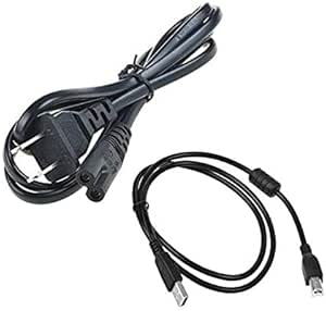 Amazon.com: ReadyWired Power Cord + USB Cable for Epson 1430, Workforce ...