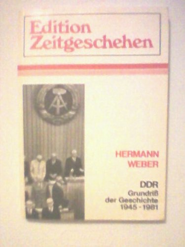 Amazon.com: DDR Grundriss der Geschichte 1945 - 1981: Hermann Weber: Books