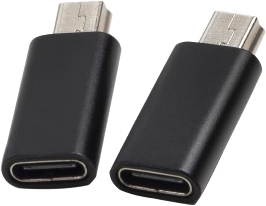 Dumbbell Pair 2-Pack Mini USB To USB C Adapters - Silver Converters For ...