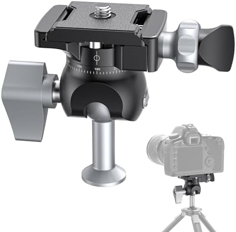 Amazon.com : Mini Tripod Ball Head, TecoFill Ball Head Mount with Quick ...