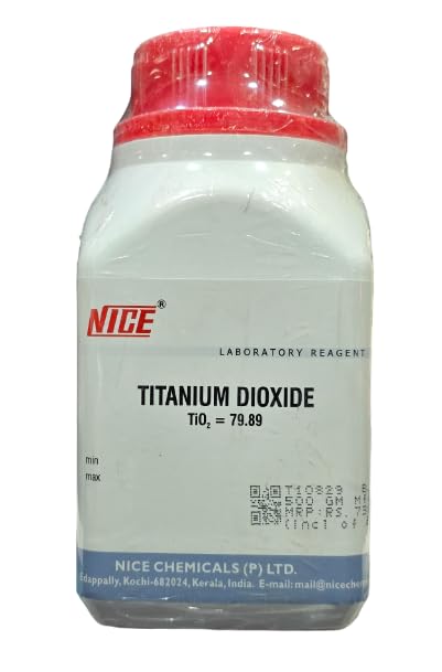 NICE TITANIUM DIOXIDE 500GM (Titanium IV Oxide) (ASSAY 98%) (Lab Use ...