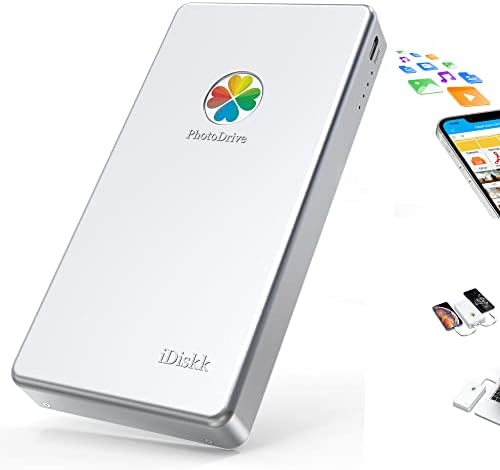 Amazon.com: iDiskk Mfi Certified 2TB External Hard Drive for iPhone,iPad,MacBook,PC,Photo ...