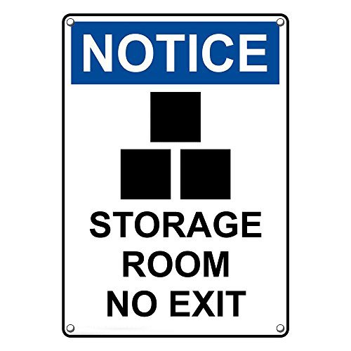 Amazon.com: Weatherproof Plastic Vertical OSHA Notice Storage Room No ...