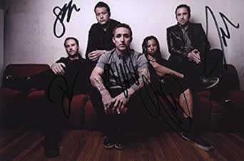Yellowcard - Alternative Rock Band - Autographed 4x6 Band Photo at ...