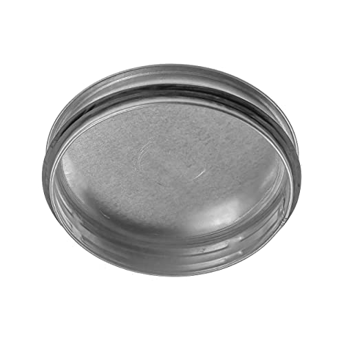 Snapklik.com : HVAC OV Galvanized Metal Duct End Cap - 8 Inch