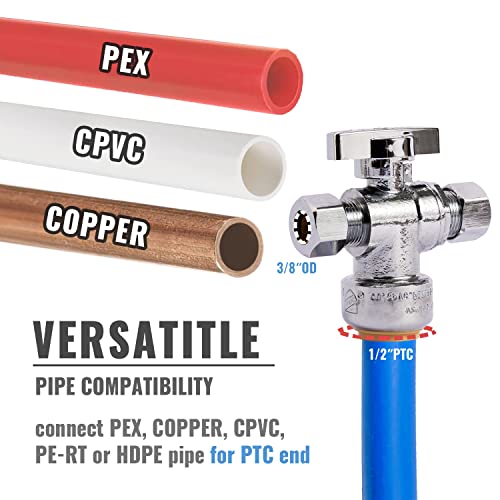 Snapklik.com : SUNGATOR Dual Compression Outlet Stop Valve, 1/2 Push-to ...