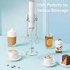 Amazon.com: Milk Frother Handheld with 3 Stainless Steel Whisks ...