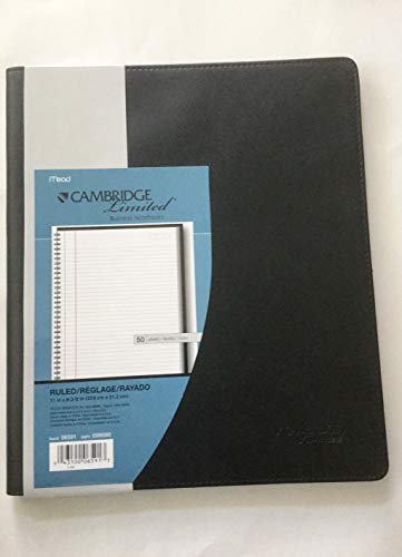 Cambridge Refillable Notebook Cover, Business Notebook Included, 11 x 8 ...