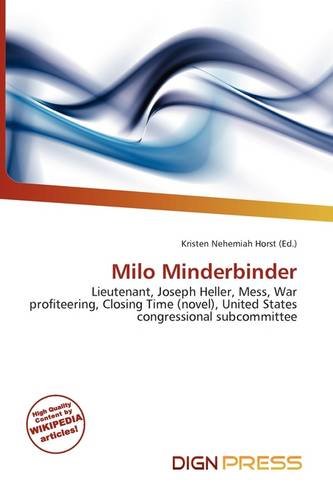 Amazon.co.jp: Milo Minderbinder : 本