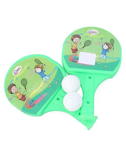 Go Toy Table Tennis for Kids, Plastic Table Tennis Racket Set and Balls ...