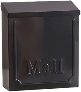 Residential Locking Mailbox Outside Mailboxes Galvanized Steel Mailbox ...