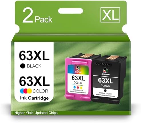 Amazon.com: 63XL Ink Cartridge Combo Pack Remanufactured for HP 63 63XL ...
