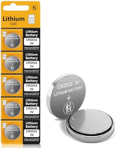 Amazon.com: TOPUSSE CR2032 Batteries, 5 Pack CR2032 Lithium 3v Coin ...