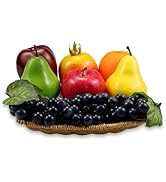 Amazon.com: Ikosora 20 Pcs Fake Fruit Pack, Artificial Fruit for ...