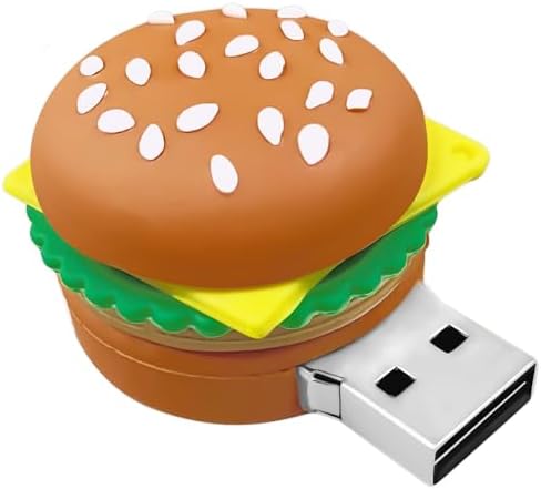Amazon.com: 64GB USB Flash Drive Hamburger-Shaped, BorlterClamp Novelty ...