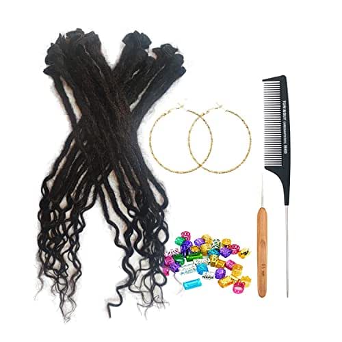 Amazon.com: 8 Inch Dreadlock Extensions Full Handmade Loc Extensions ...