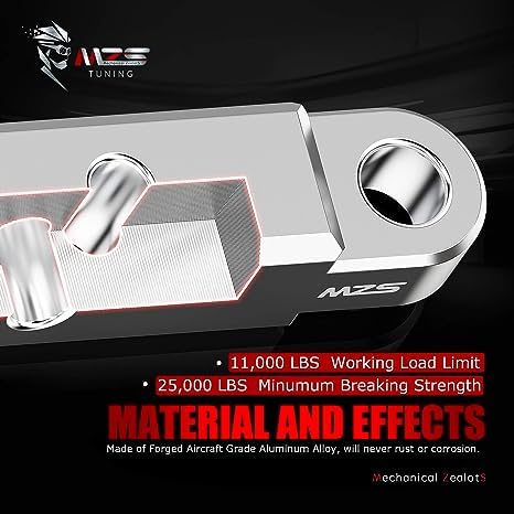 Snapklik.com : MZS 2" Shackle Hitch Receiver