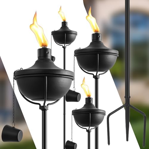 Amazon.com : ZSZMFH 4 Pack Home Garden Torch, Large Capacity 23.5oz ...