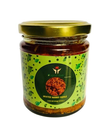 Grated Mango Pickle – Raw Mango Achar -100% Naural Home Made Village ...