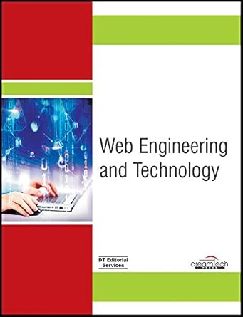 Web Engineering And Technology: Kogent Learning Solutions Inc ...