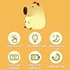 Cute Night Light - Capybara Led Lights - Animal Lamp | USB Rechargeable ...