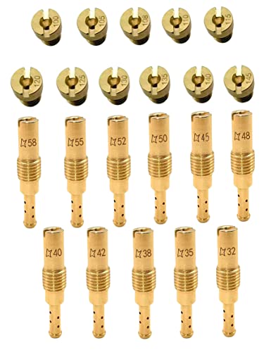 Snapklik.com : Aftermarket 22pcs Carburetor Jet Kit W/11 Main Jets And ...