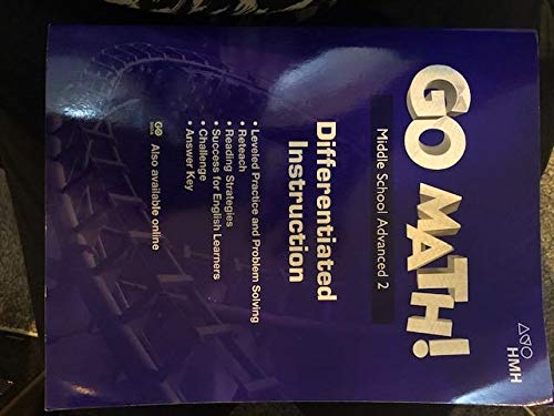 Sta Differentiated Instruction Resource Adv (Go Math! Sta, 2): Houghton Mifflin Harcourt ...