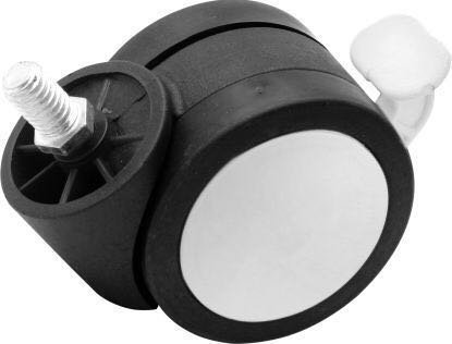 Squareon Industries Plastic and Metal Chair Caster Wheels with 2 Locks ...