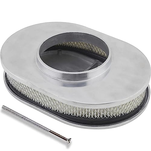 Snapklik.com : 12 Oval Full Finned Air Cleaner Aluminum Air Cleaner ...