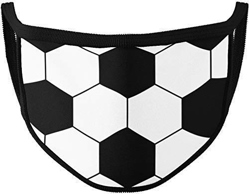 Amazon.com: Soccer Ball Face Mask Washable/Reusable/Flexible Adult or ...