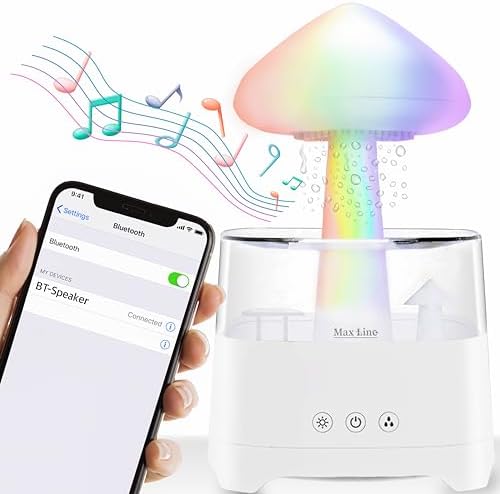 Amazon.com: Rain Cloud Humidifier Water Drip Bluetooth Speaker ...