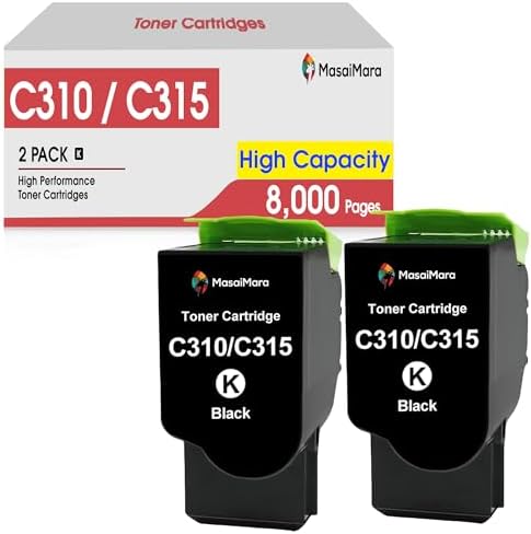 Amazon.com: TOPRINT C310 C315 4 Colors Compatible Toner Cartridges 006R04356 006R04357 006R04358 ...