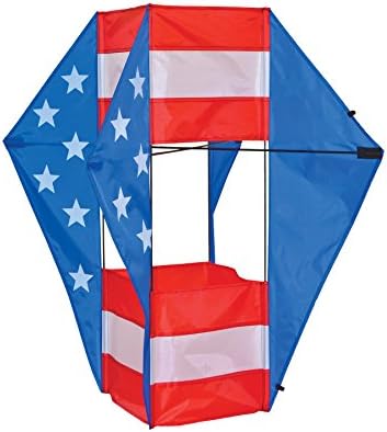 Amazon.com: In the Breeze 3146 — Stars and Stripes Winged Box Kite ...