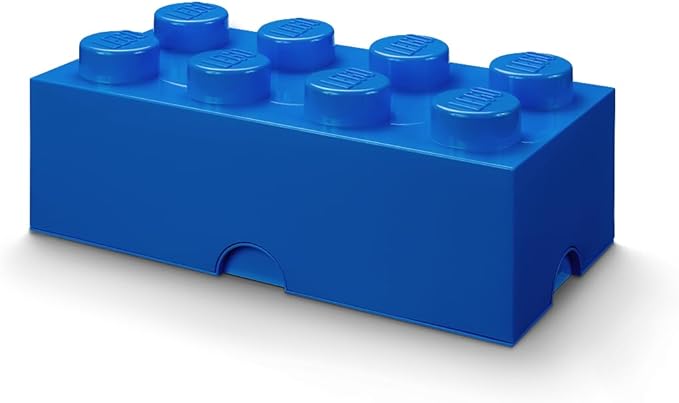 Amazon.com: Room Copenhagen Lego Storage Box Brick 8, Large, Bright ...